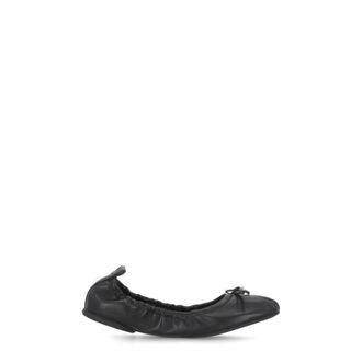 Hogan Ballerinas aus Leder mit Schleife - - Shoes - Damen - Schwarzk - 38 EU