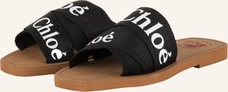 Chlo&eacute; Pantoletten Woody schwarz