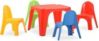 vidaXL Ensemble de table et chaises pour enfants pp Vidaxl