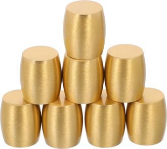 DOITOOL DIYEAH 8-teilige Füße für Schmuckkästchen: Kegelförmige Füße für Schmuckkästchen und Präsentationstabletts aus Holz - Möbelbeine aus Metall, dekorativ