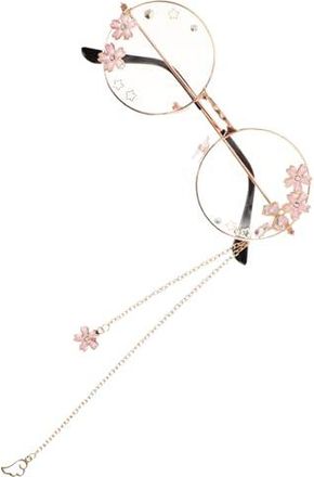 Minkissy Lunettes R&eacute;tro &agrave; Cha&icirc;ne Monture De Lunettes Lolita Pour Cosplay Accessoires Kawaii Pour Femmes Et Adolescentes