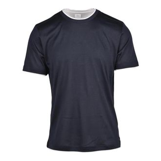 Eleventy Baumwoll-T-Shirt - - Tops - Herren - Schwarzk - S