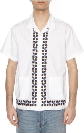 Obey Homme, Chemises, Blanc, Taille: L Short Sleeve Shirt