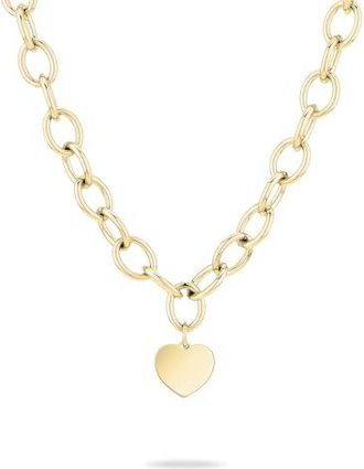 Liebeskind BERLIN Bijoux pour femme - Chaîne en acier inoxydable - Bracelet et boucles doreilles avec pendentif en forme de coeur - Disponible en différentes cou