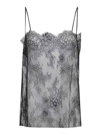 Alberta Ferretti Top - Noir