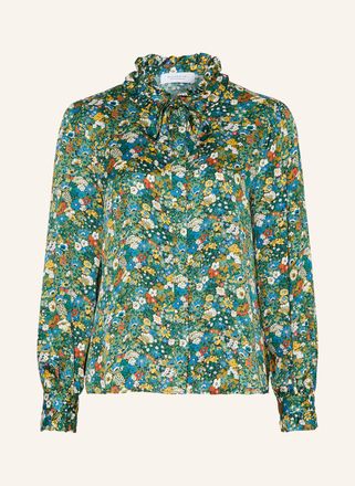 Rich & Royal Bluse Mit R&uuml;schen gruen