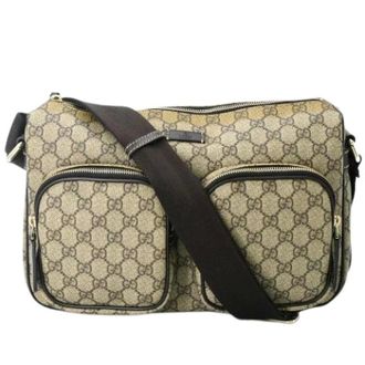 Gucci Sac bandouli&egrave;re vintage doccasion - Femme - Pre-owned - Beige - Taille: ONE Size