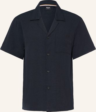 HUGO BOSS Resorthemd Comfort Fit schwarz