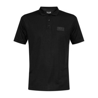 Emporio Armani Emporio Armani Ea7, Homme, Tops, Noir, Taille: 2XL Polo Logo