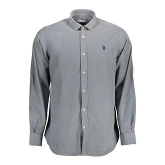 U.S.Polo Association Vielseitiges Herrenhemd - Blau- Verschiedene Gr&ouml;&szlig;en - - Shirts - Herren - Grau - 2XL