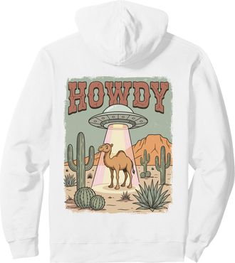 Image UFO Howdy Desert Camel Pullover Hoodie