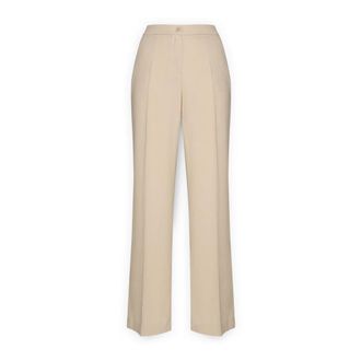Elena Miro Cady Hose - - Trousers - Damen - Beige - 5XL