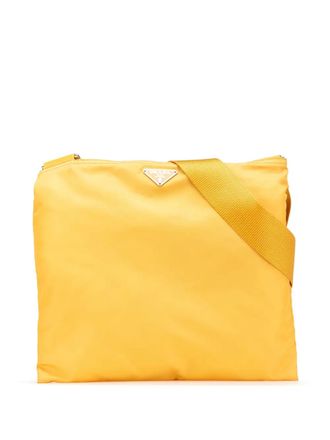 Prada sac à bandoulière à fermeture zippée (2013-2025) - Jaune