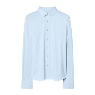 Roberto Ricci Design Langarm Jersey Hemd - - Shirts - Herren - Blau - L