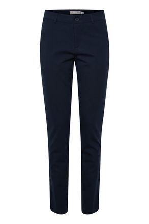 Fransa FRLano Damen Hose Stoffhose Pant mit Stretch Slim Fit Mid Waist, Gr&ouml;&szlig;e:42, Farbe:Dark Peacoat (194010)