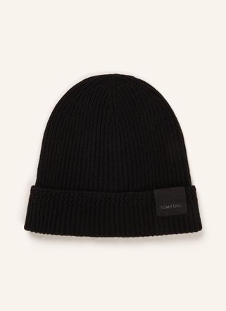Tom Ford Cashmere-M&uuml;tze schwarz