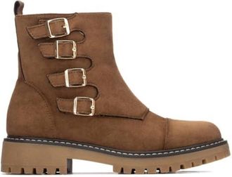 Xti Bottines Femme Taupe - Chaussures confortables et polyvalentes - Mode décontractée - Modèle 13057701 (Taille36)