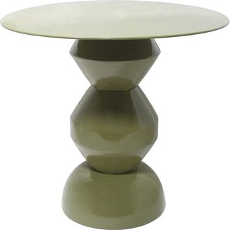 Vente-Unique Beistelltisch aus Metall - Khaki - SUPITA