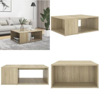vidaXL Vidaxl - Couchtisch Sonoma-Eiche 90x67x33 cm Holzwerkstoff - Couchtisch - Wohnzimmerstil - Holzwerkstoff - Sonoma-Eiche - Dekorationstisch - Home &