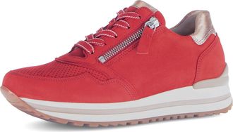 Gabor Damen Low-Top Sneaker, Frauen Halbschuhe,Strassenschuhe,Sportschuhe,Freizeitschuhe,Turnschuhe,Laufschuhe,fire/rame (perf.),39 EU / 6 UK