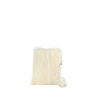 Jil Sander Leather Crossbody Bag Tangle - - Bags - Damen - Wei&szlig; - ONE SIZE