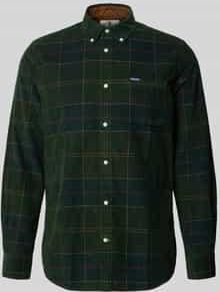Barbour Tailored Fit Flanellhemd mit Brusttasche
