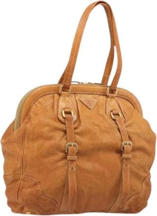 Prada Pre-owned Vintage Shoulder Bag - Femme - Pre-owned - Brun - Taille: ONE Size