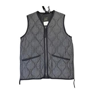 TAION Military Zip V Neck Daunenweste (Hardshell) - - Jackets - Herren - Grau - S