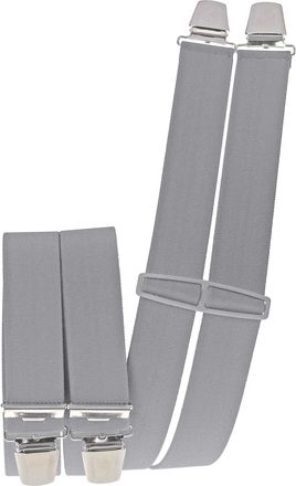 Harrys-Collection Herren Hosentr&auml;ger 2 Gr&ouml;&szlig;en gro&szlig;er Farbauswahl, Gr&ouml;&szlig;en:120 cm, Farben:hellgrau