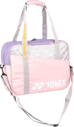 Yonex Club Compact Bag 52511S - Badmintontasche mit Schl&auml;ger-, Laptop- & Hauptfach | Schultergurt abnehmbar | In Mehreren Farben (Pink)