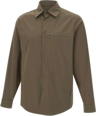 Aspesi Homme, Chemises, Vert, Taille: S Chemise Technique en Popeline