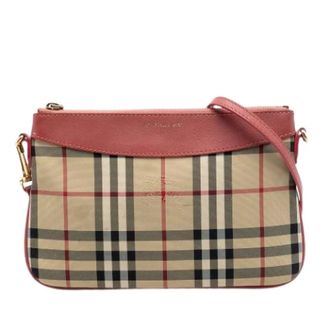 Burberry Sac bandouli&egrave;re en toile Pre-owned - Femme - Pre-owned - Beige - Taille: ONE Size
