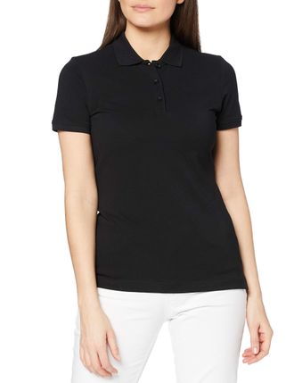 Clique CliQue Damen Regular Fit Poloshirt,schwarz, 44 EU (Herstellergr&ouml;&szlig;e:XX-Large)