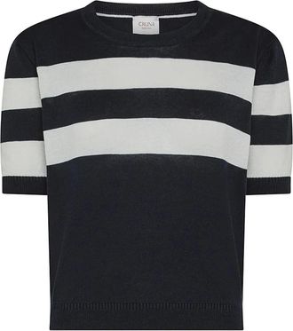 Cruna Femme, Pulls, Bleu, Taille: 42 FR Mila 2655 T-Shirt