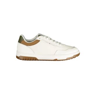 Tommy Hilfiger Leather Sneaker - - Shoes - Herren - Wei&szlig; - 40 EU