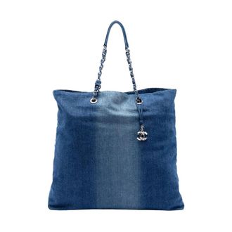 Chanel Pre-owned Denim Tote Bag - - Pre-owned - Damen - Blau - ONE SIZE