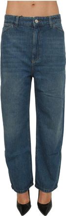 Marella Femme, Jeans, Bleu, Taille: 42 FR Mlsmom1 Jean Mom Taille Haute