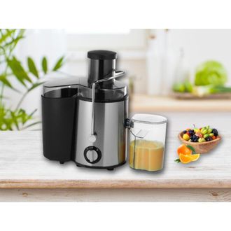 Tristar Edelstahl Entsafter 500ml - Slow Juicer f&uuml;r Obst & Gem&uuml;ses&auml;fte - 400 Watt