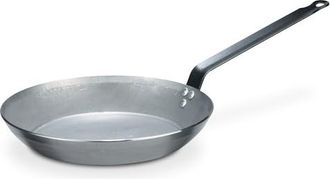 GSW 860536 GastroTraditionell Lyoner Eisen Pfanne - 36cm, Grau