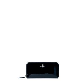 Vivienne Westwood Femme, Accessoires, Noir, Taille: ONE Size Portefeuille long zipp&eacute;