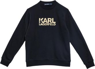 Karl Lagerfeld Homme, Sweatshirts et sweats &agrave; capuche, Noir, Taille: S Felpa KL
