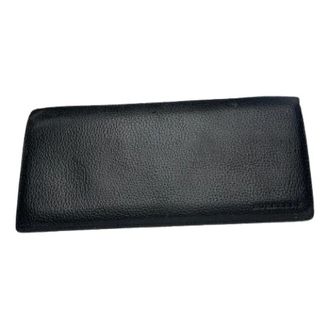 Burberry Portefeuille en cuir Pre-owned - Femme - Pre-owned - Noir - Taille: ONE Size