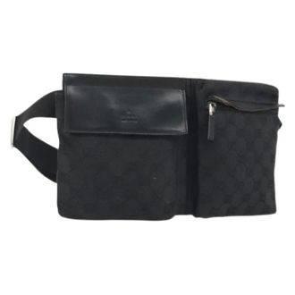Gucci Sac banane vintage Pre-owned - Femme - Pre-owned - Noir - Taille: ONE Size