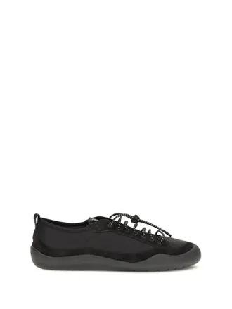Prada Mens Sneakers, Leather And Fabric Black Upper: Recycled Polyamide Trainers