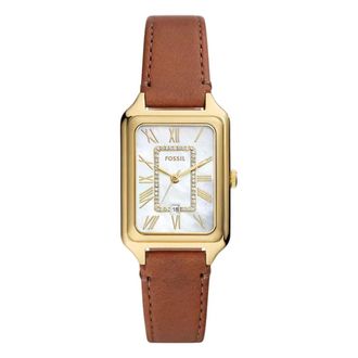 Fossil Raquel Damenuhr mit Datumsanzeige - - Accessories - Damen - Braun - ONE SIZE