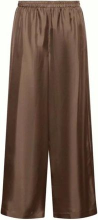 Marella Femme, Pantalons, Brun, Taille: 48 FR Wide Pantalons