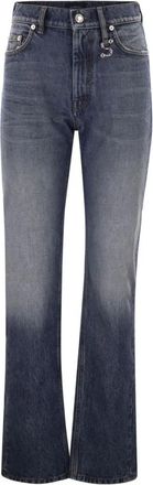 Sportmax Femme, Jeans, Bleu, Taille: W25 Baita Low-Rise Jeans