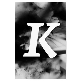 artboxONE Poster 60x40 cm Typografie Dreaming K hochwertiger Design Kunstdruck - Bild Abstrakt Abstrakt Alphabet