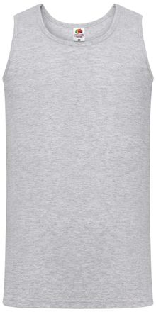 Fruit Of The Loom 10er Pack Valueweight Athletic Vest Unterhemd, Gr&ouml;&szlig;e:5XL, Farbe:Graumeliert
