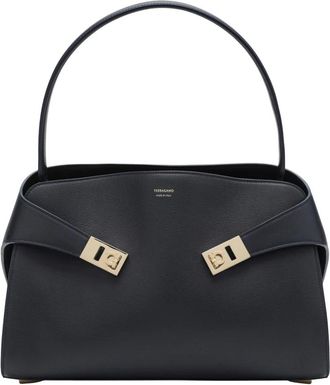 Ferragamo Femme, Sacs, Noir, Taille: ONE Size Sac bandouli&egrave;re